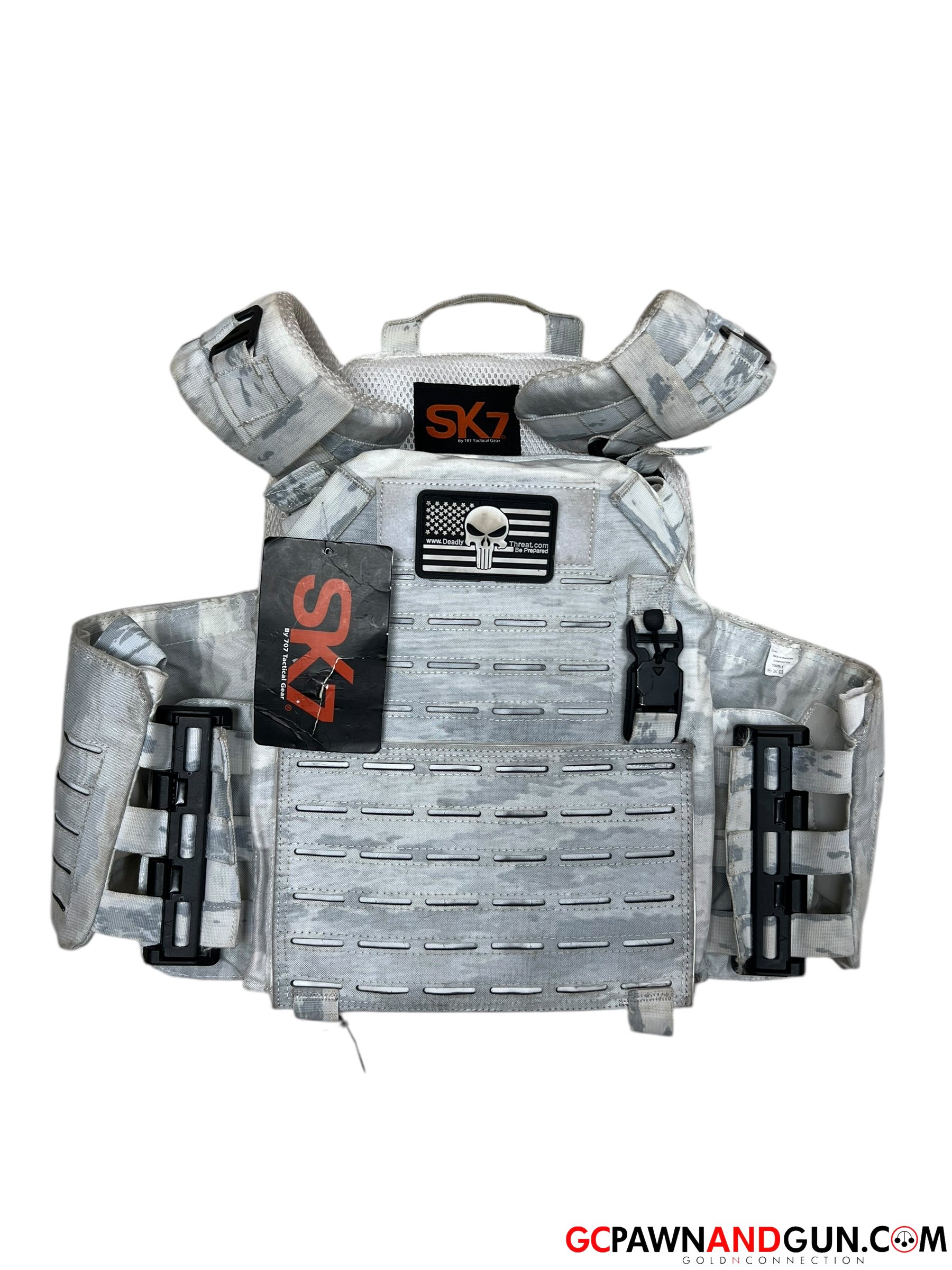 707 Tactical Gear SK7 Kourass Plate Carrier (A-TACS ATX) Bulletproof ...