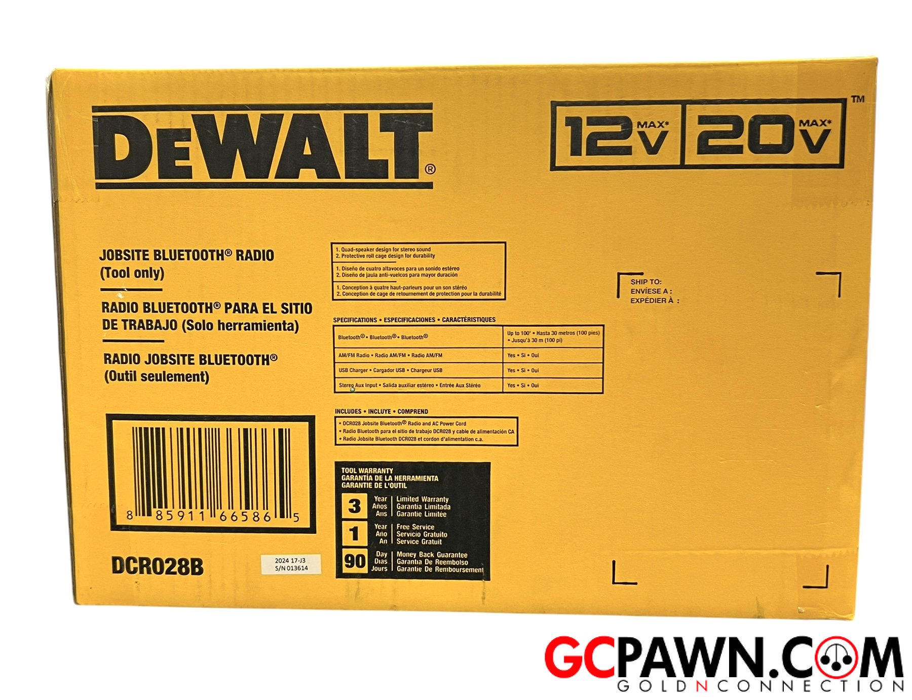 Dewalt DCR028B Power equipment - Power Tools at GunBroker.com : 1103331243
