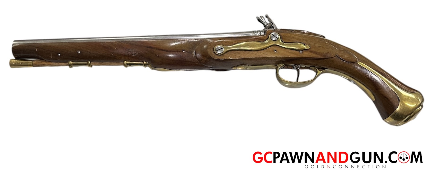 Custom 1760 English Light Dragoon Cavalry Pistol 16 Ga. 12" Single Shot ...