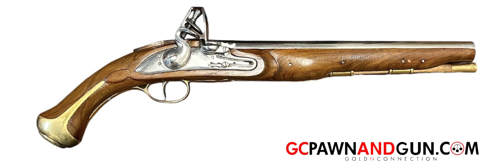 Custom 1760 English Light Dragoon Cavalry Pistol 16 Ga. 12" Single Shot ...
