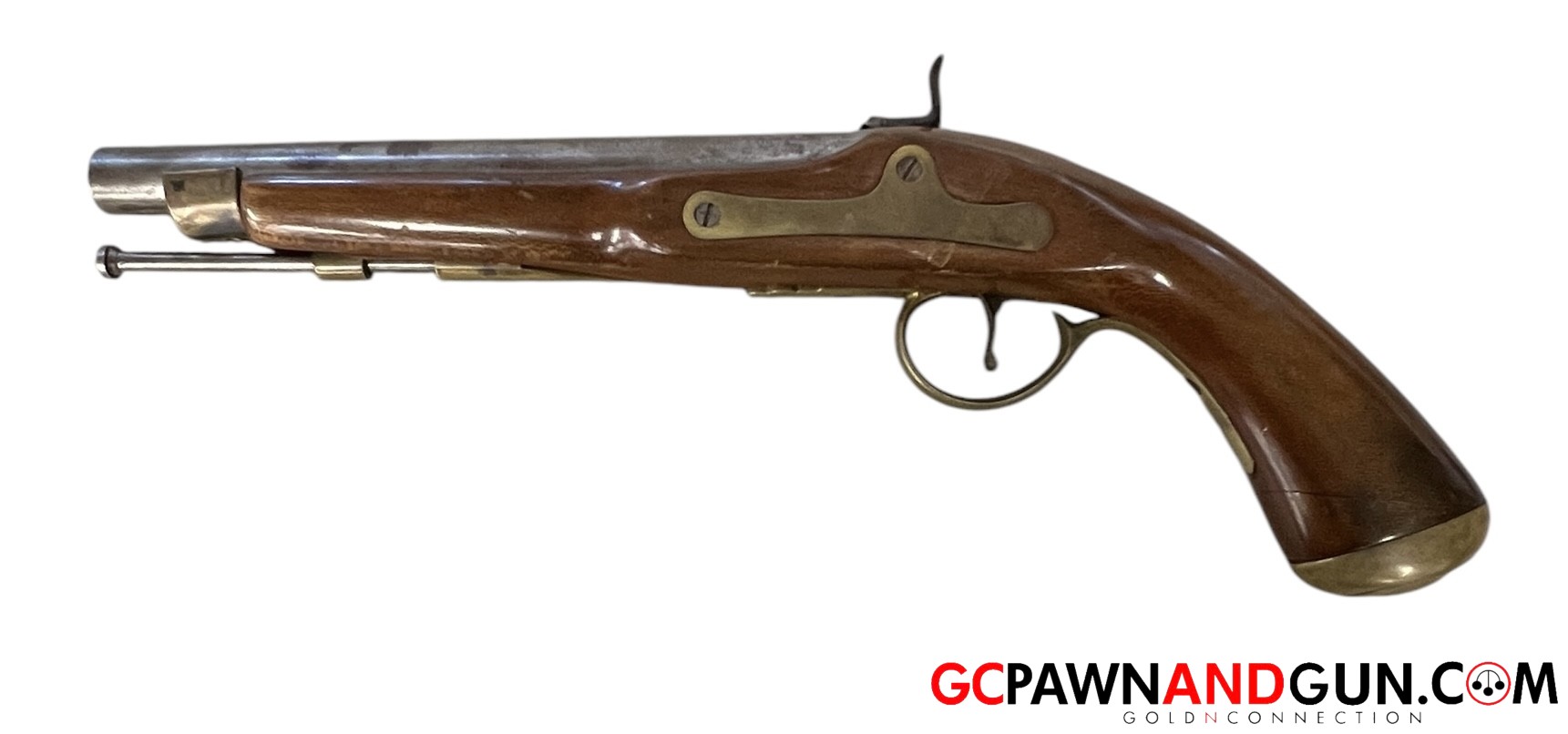 Jukar Spanish Jukar .45 Cal 8.5" Single Shot Black Powder - Single Shot ...