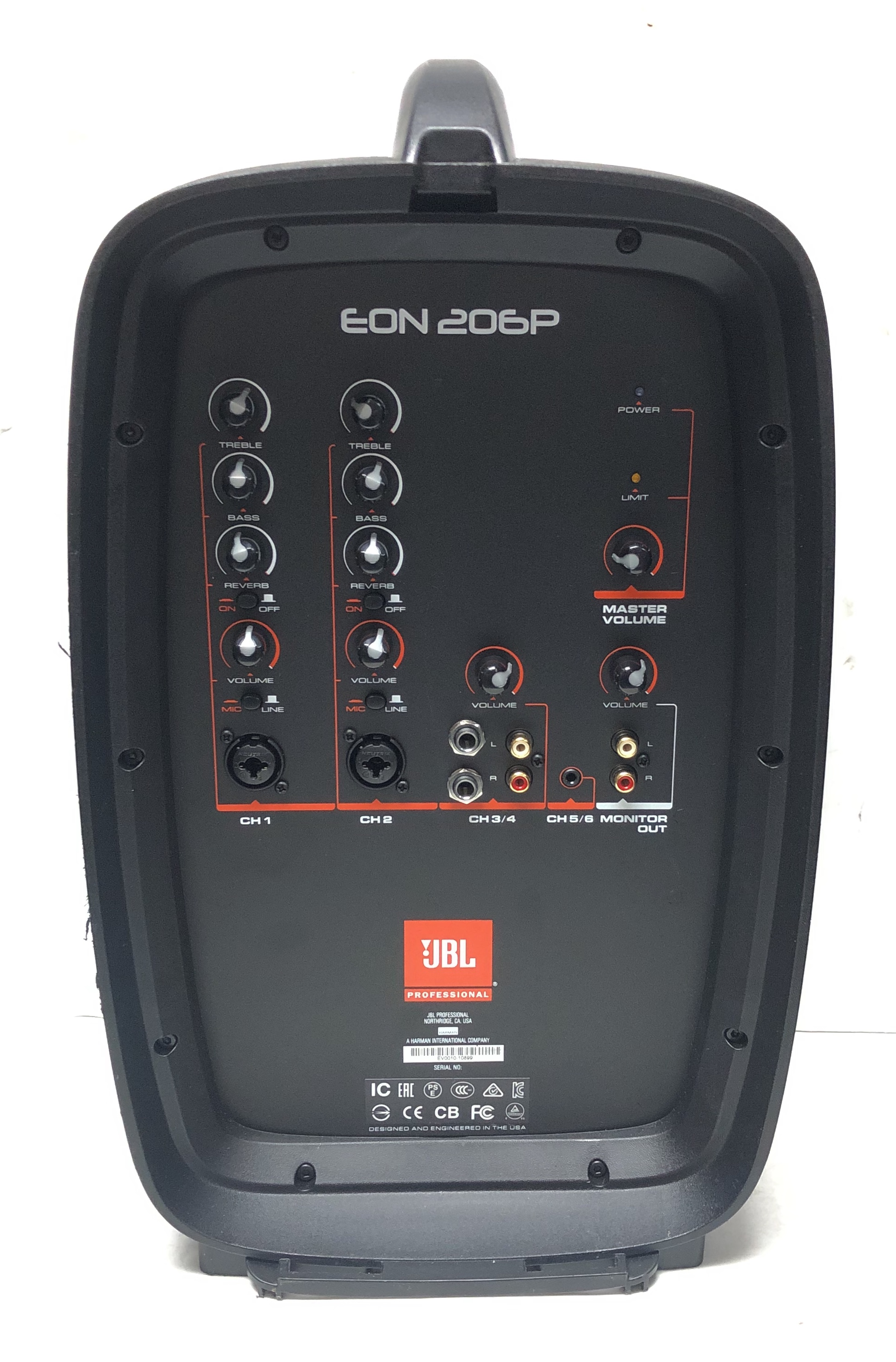 JBL PA Speakers eon 206p