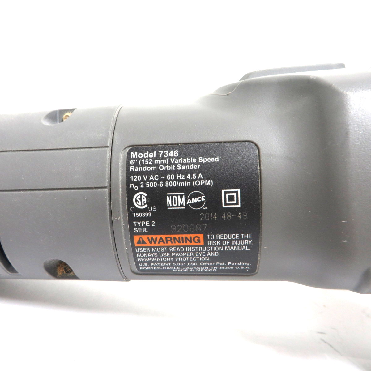 Porter Cable Corded hand tools 7346