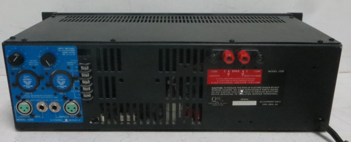QSC Power Amplifier 1200