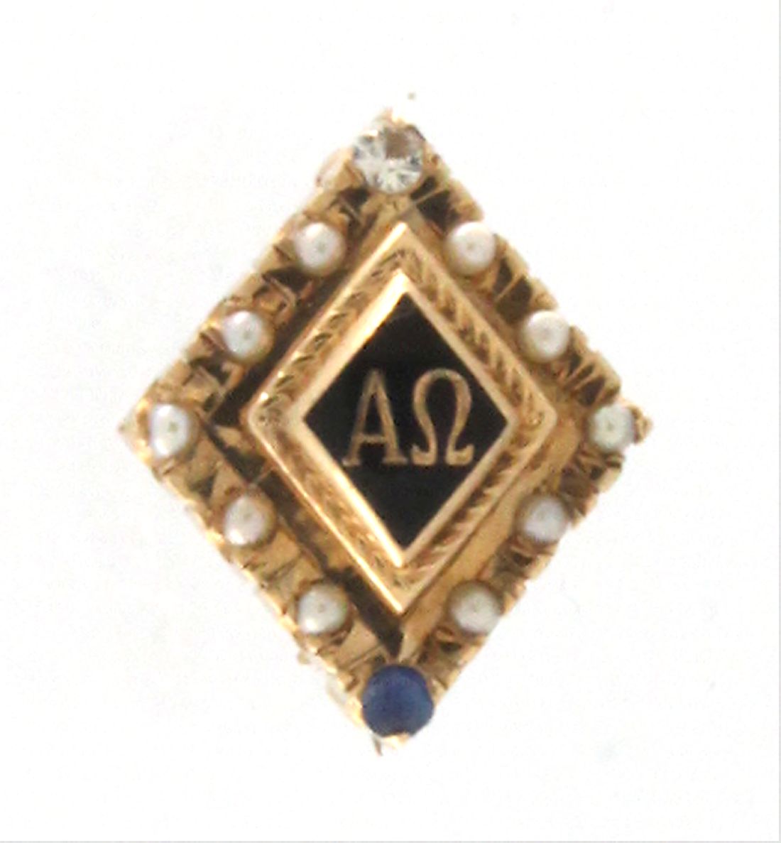 Alpha Omega Unisex Pin / Brooch