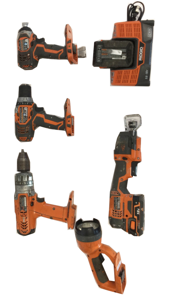 Ridgid Cordless hand tools 5 Piece set